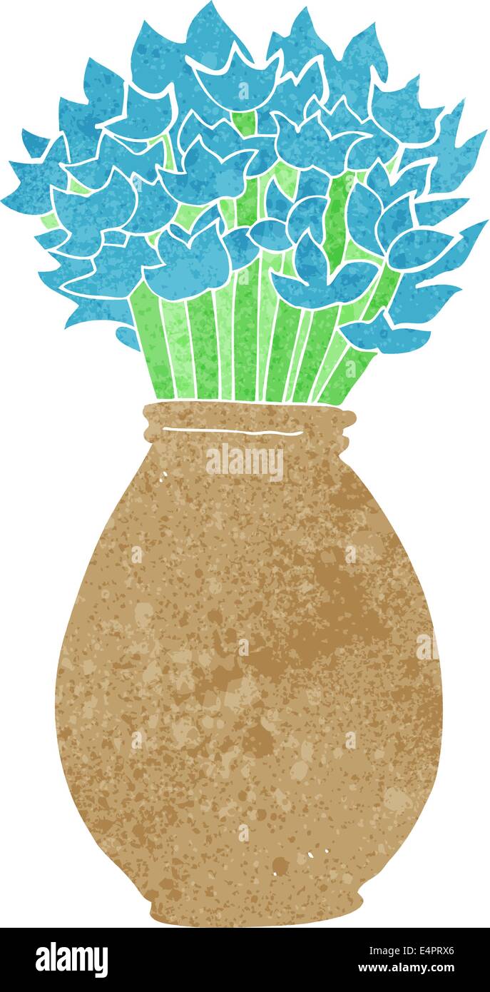 cartoon vase of flowers Stock Vector Image & Art - Alamy