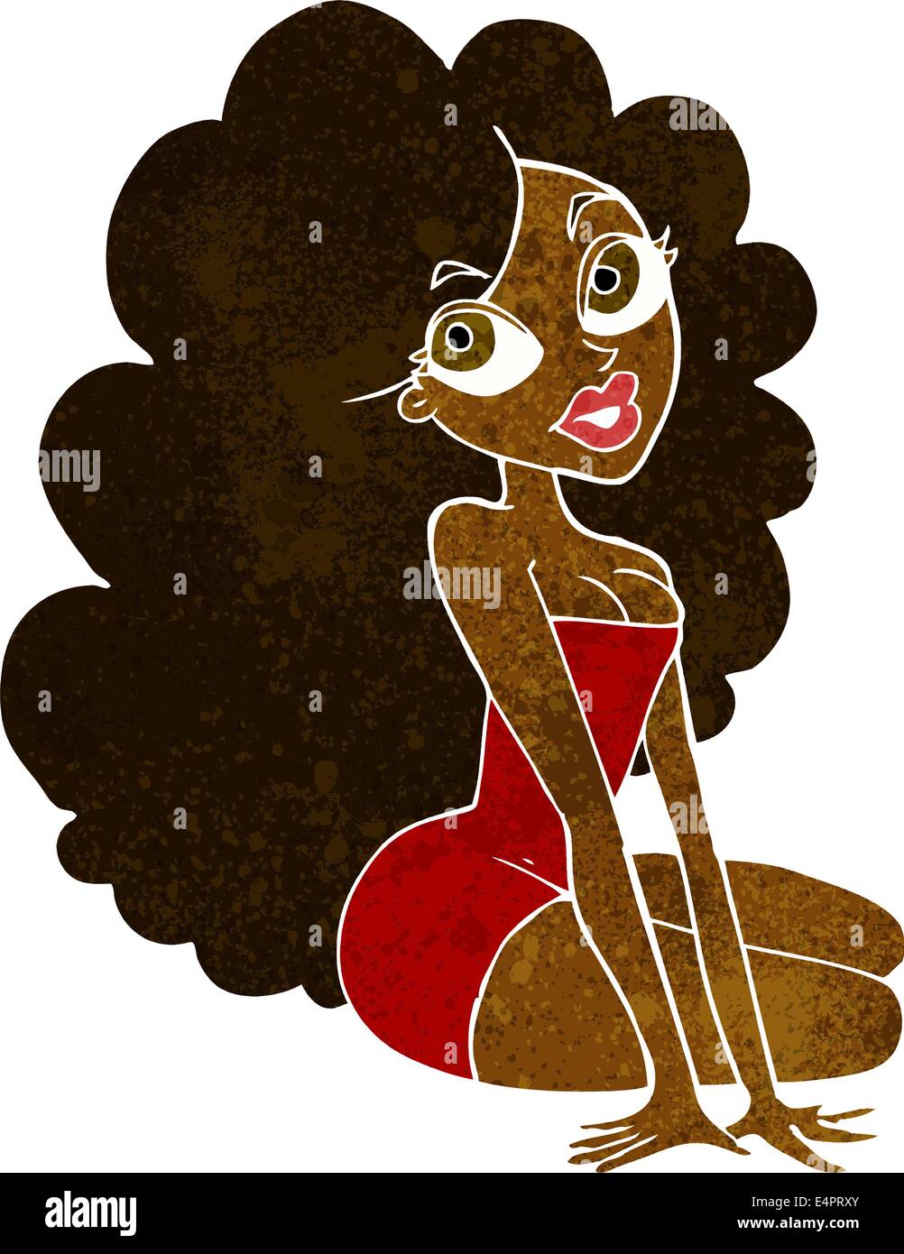 cartoon pretty woman Stock Vector Image & Art - Alamy