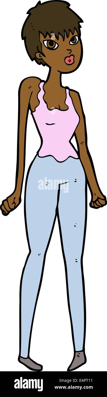 cartoon pretty woman Stock Vector Image & Art - Alamy