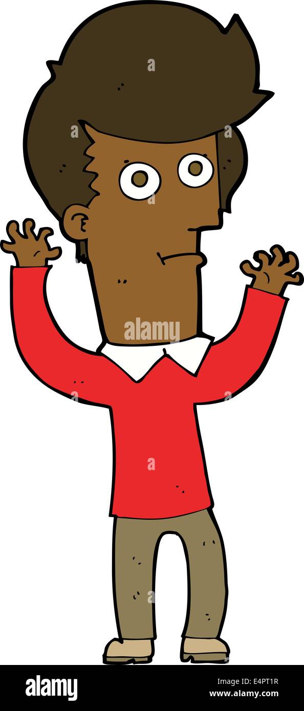 cartoon shocked man Stock Vector Image & Art - Alamy