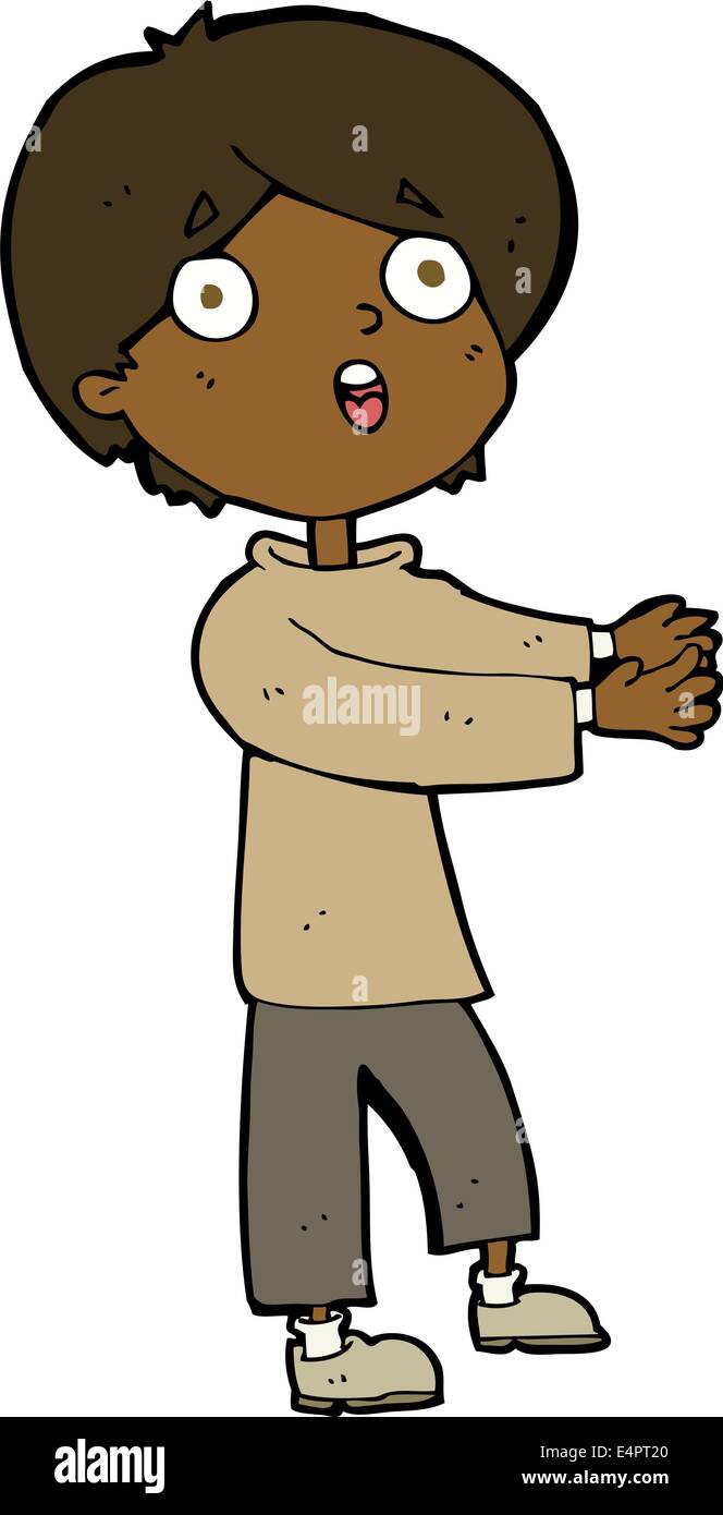 cartoon shocked boy Stock Vector Image & Art - Alamy