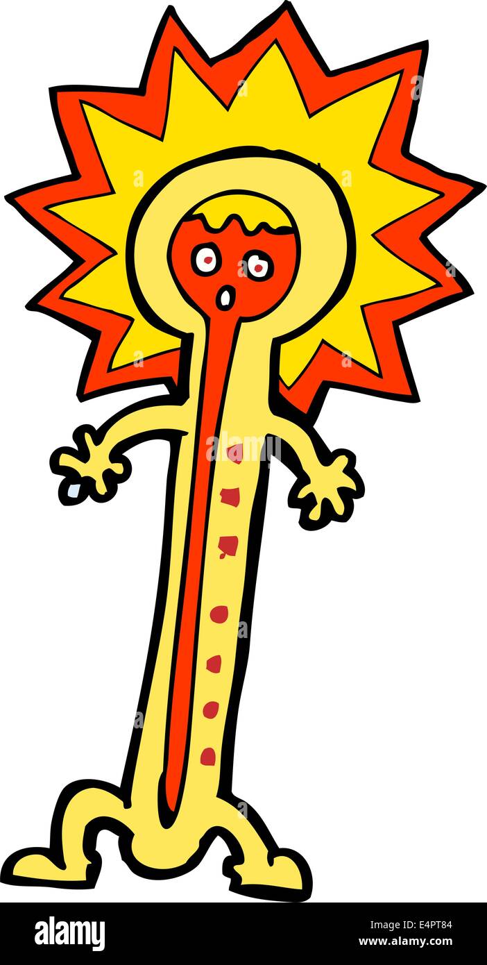 cartoon hot thermometer Stock Vector Image & Art - Alamy