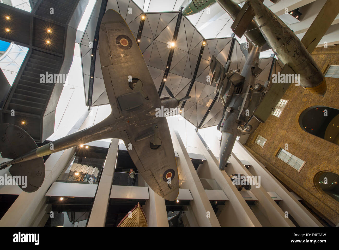 Imperial War Museum London Spitfire High Resolution Stock Photography ...