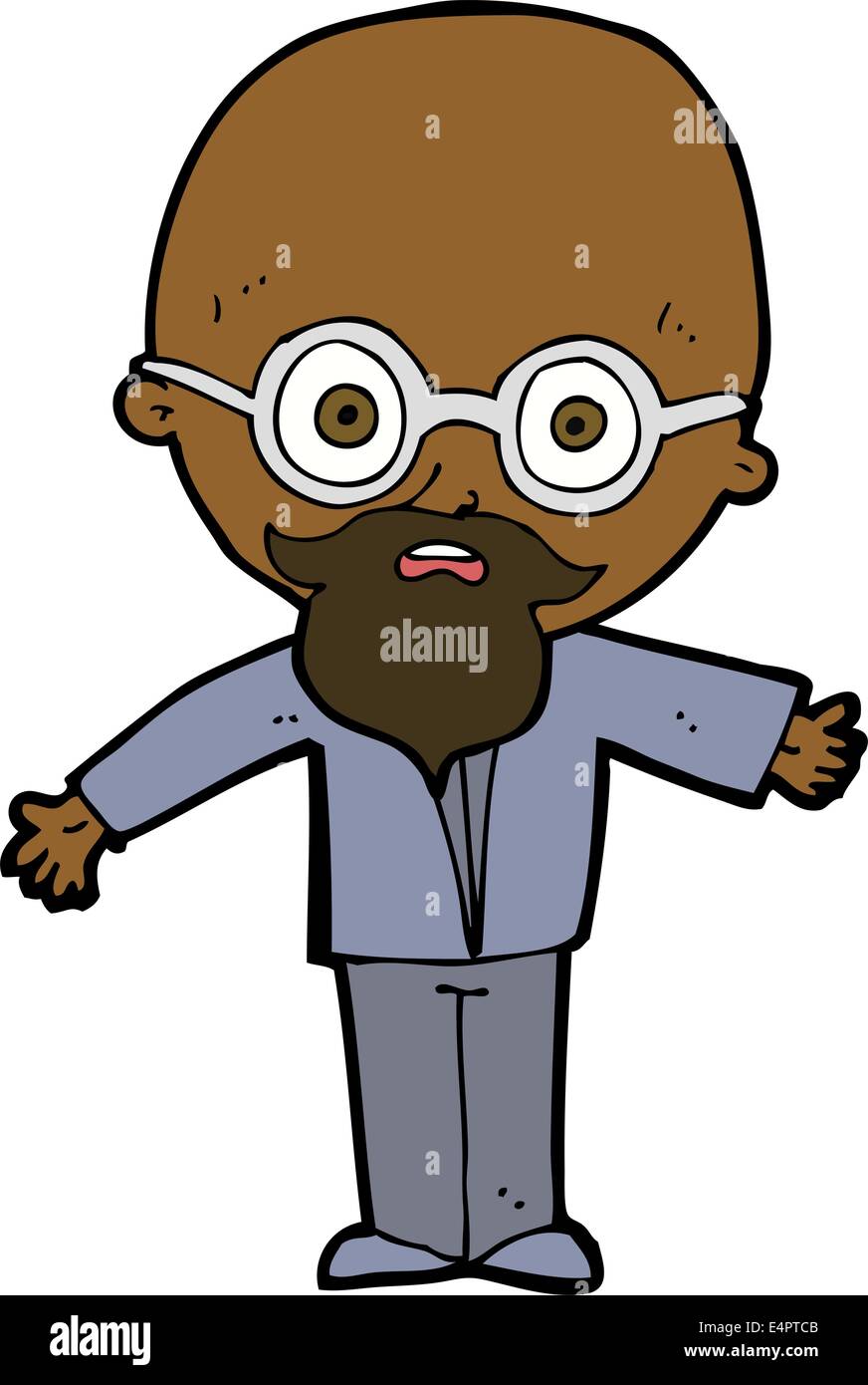 cartoon genius scientist Stock Vector Image & Art - Alamy