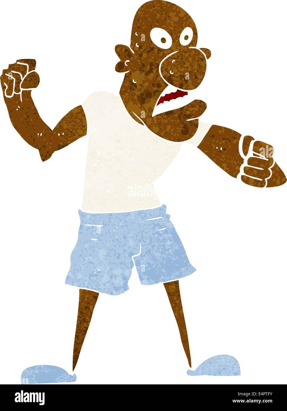 cartoon violent man Stock Vector Image & Art - Alamy