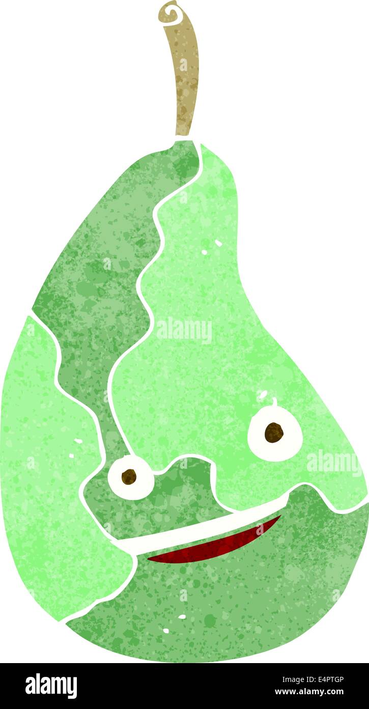 cartoon happy pear Stock Vector Image & Art - Alamy