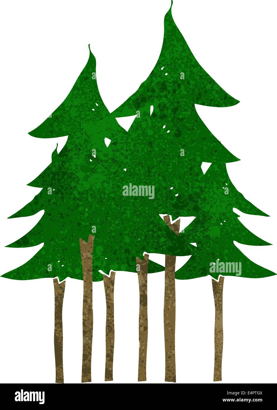 cartoon tree symbol Stock Vector Image & Art - Alamy
