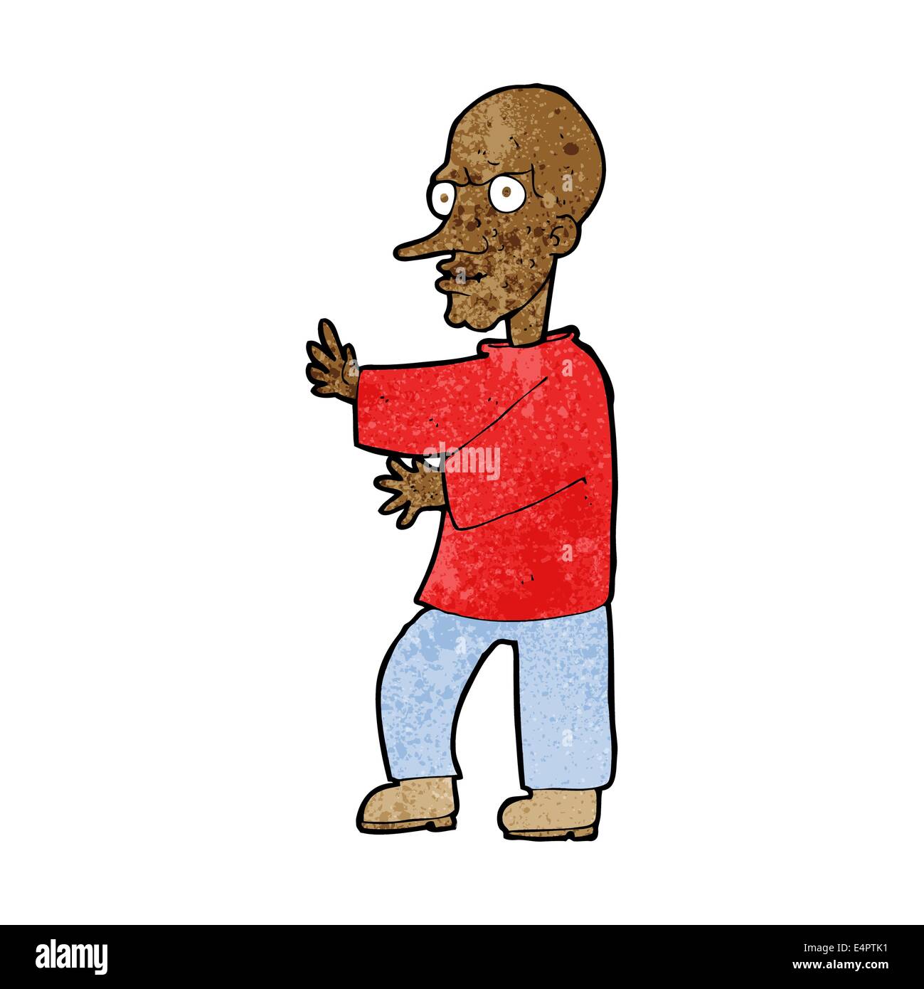 Cartoon mean looking man hi-res stock photography and images - Alamy