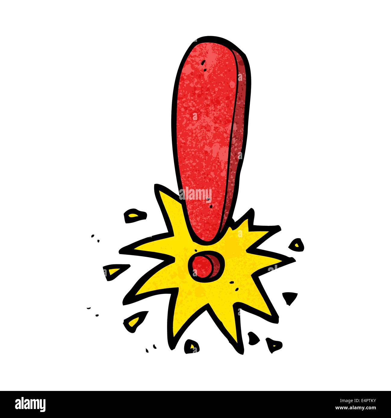 cartoon exclamation mark Stock Vector Image & Art - Alamy