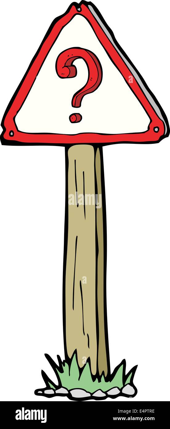 cartoon question mark sign Stock Vector Image & Art - Alamy