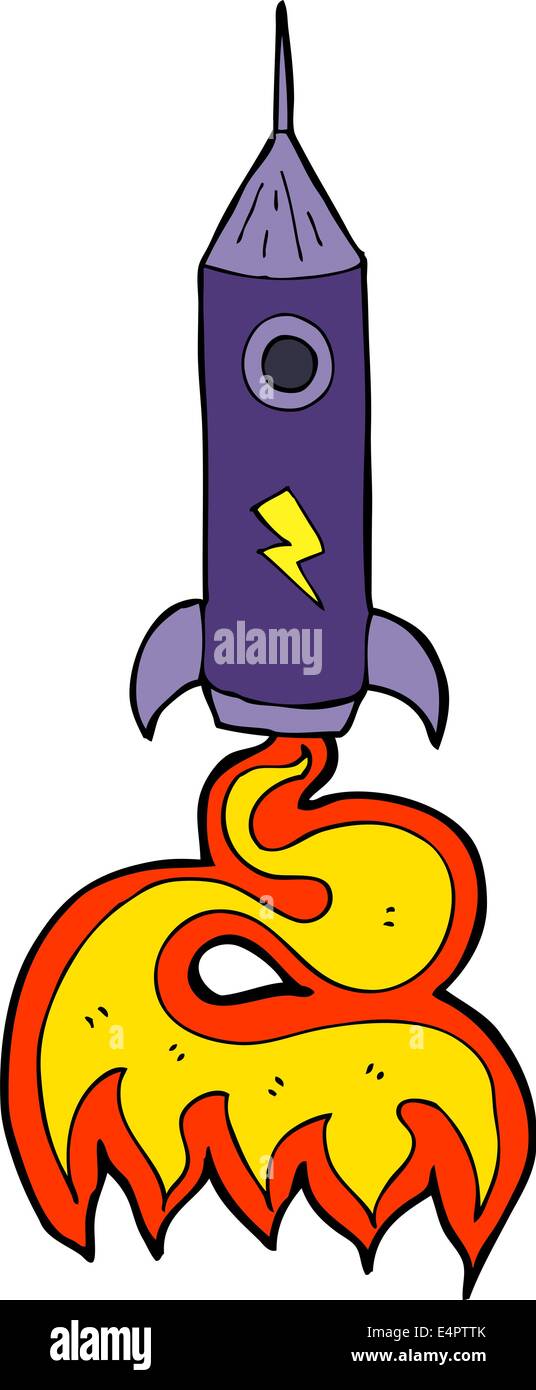 cartoon space rocket Stock Vector Image & Art - Alamy