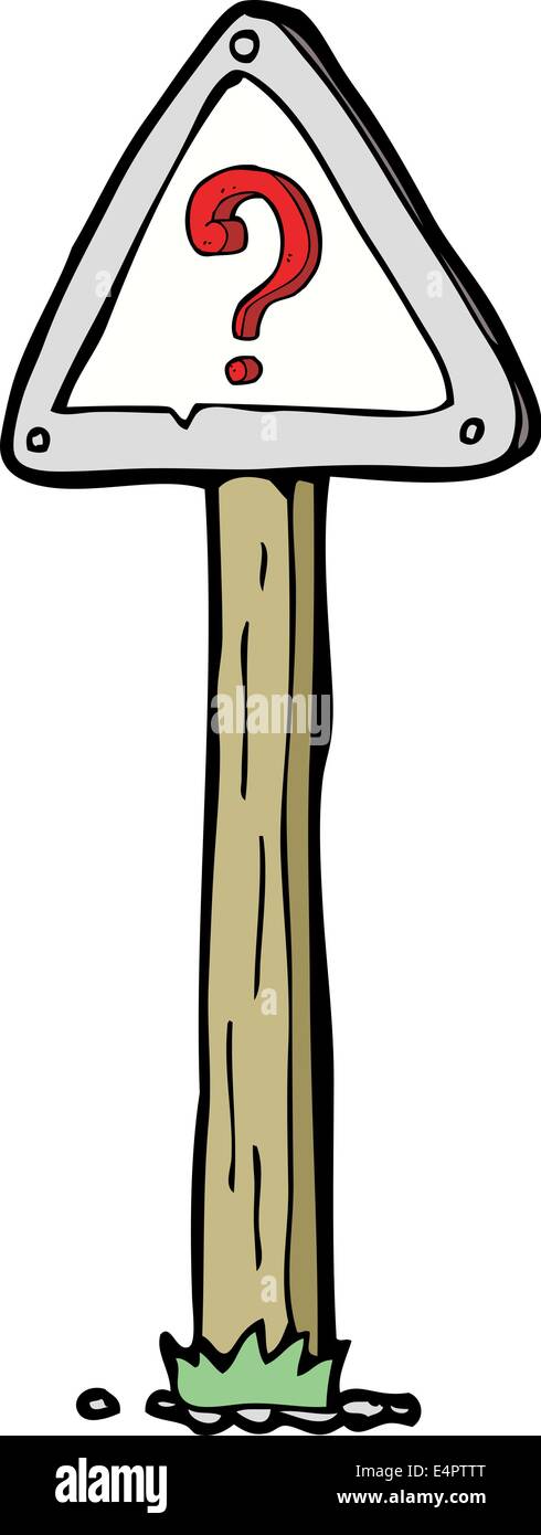 cartoon question mark sign Stock Vector Image & Art - Alamy