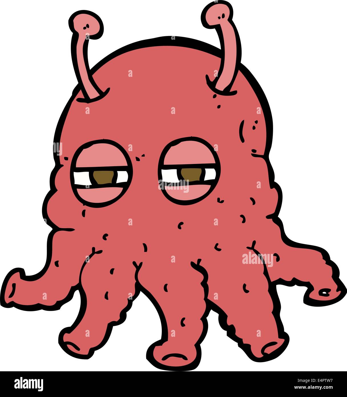 cartoon alien face Stock Vector Image & Art - Alamy