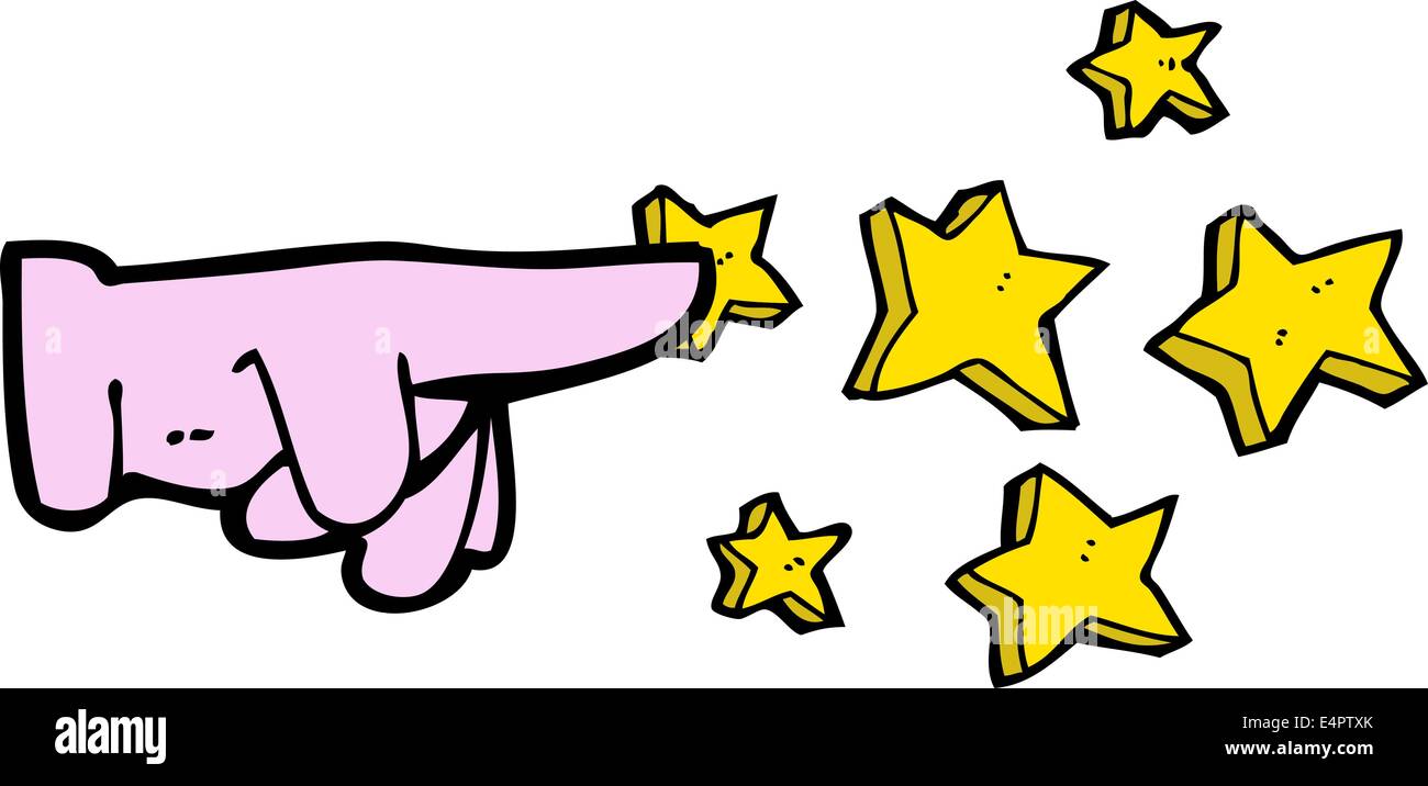 cartoon pointing hand Stock Vector Image & Art - Alamy