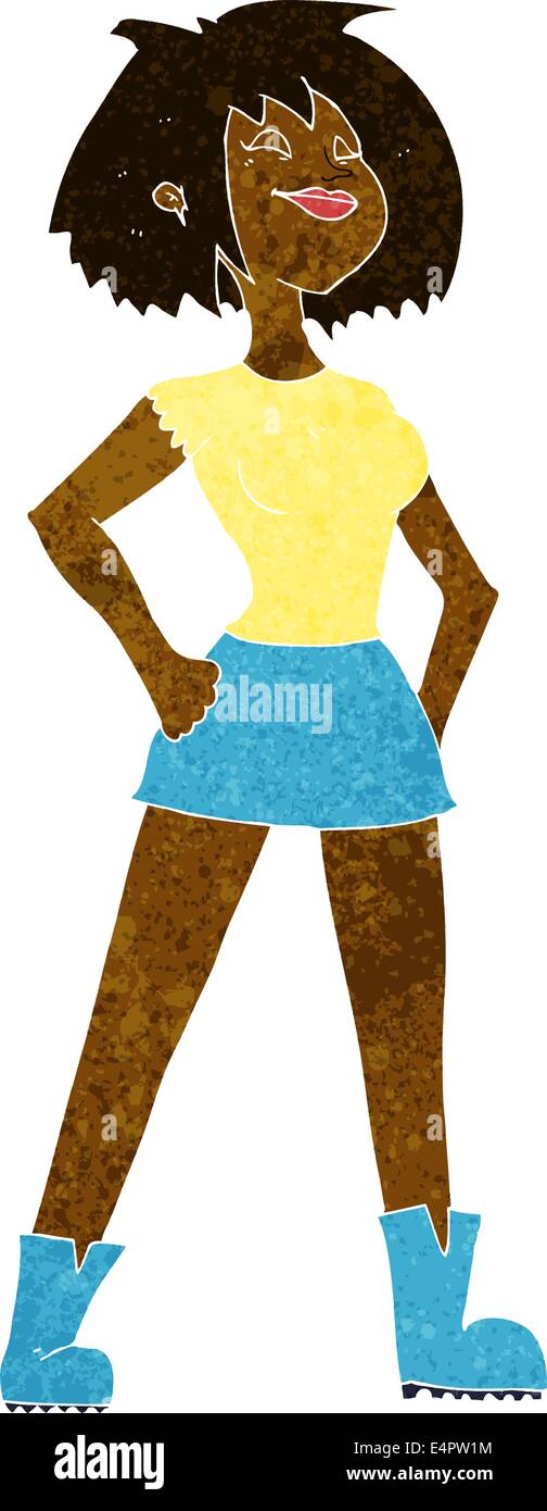 cartoon capable woman Stock Vector Image & Art - Alamy