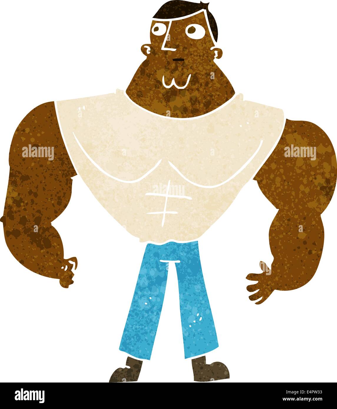 cartoon body builder Stock Vector Image & Art - Alamy