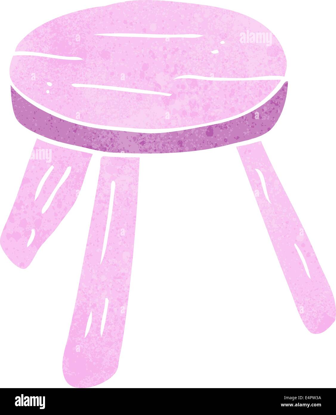 cartoon pink stool Stock Vector Image & Art - Alamy