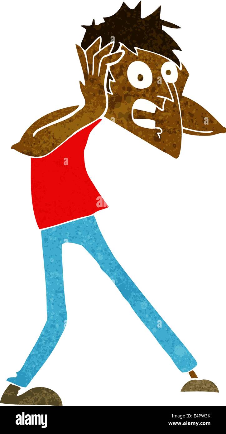 cartoon man panicking Stock Vector Image & Art - Alamy