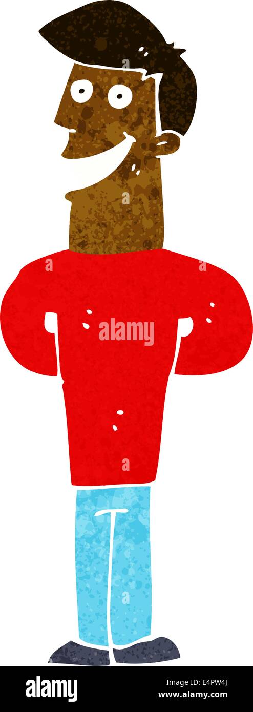 cartoon grinning man Stock Vector Image & Art - Alamy