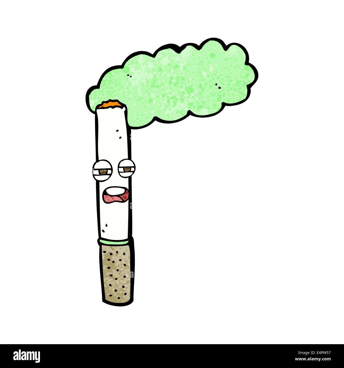 Cartoon happy cigarette Stock Vector Images - Alamy