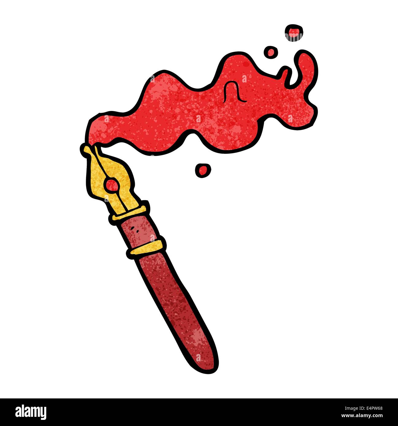 cartoon fountain pen Stock Vector Image & Art - Alamy