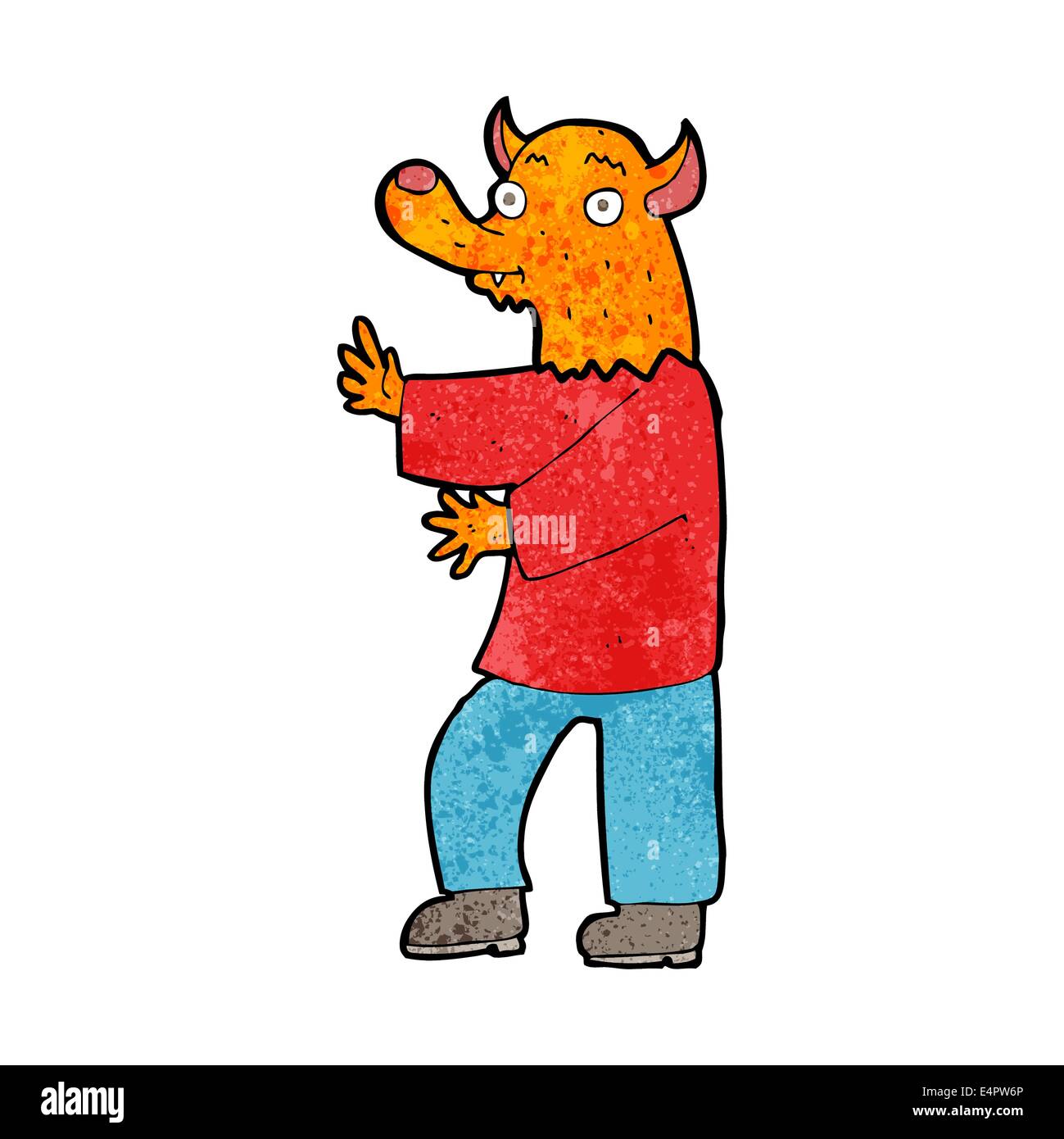 Cartoon fox man Cut Out Stock Images & Pictures - Alamy