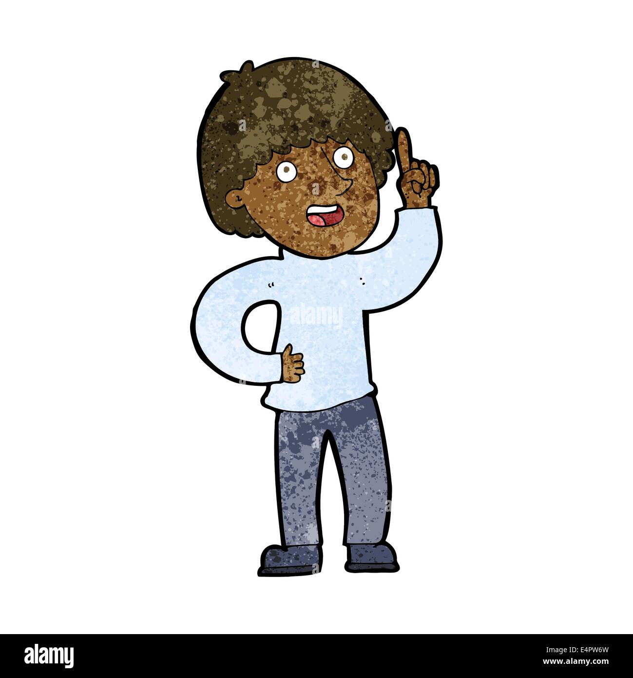 cartoon man with idea Stock Vector Image & Art - Alamy