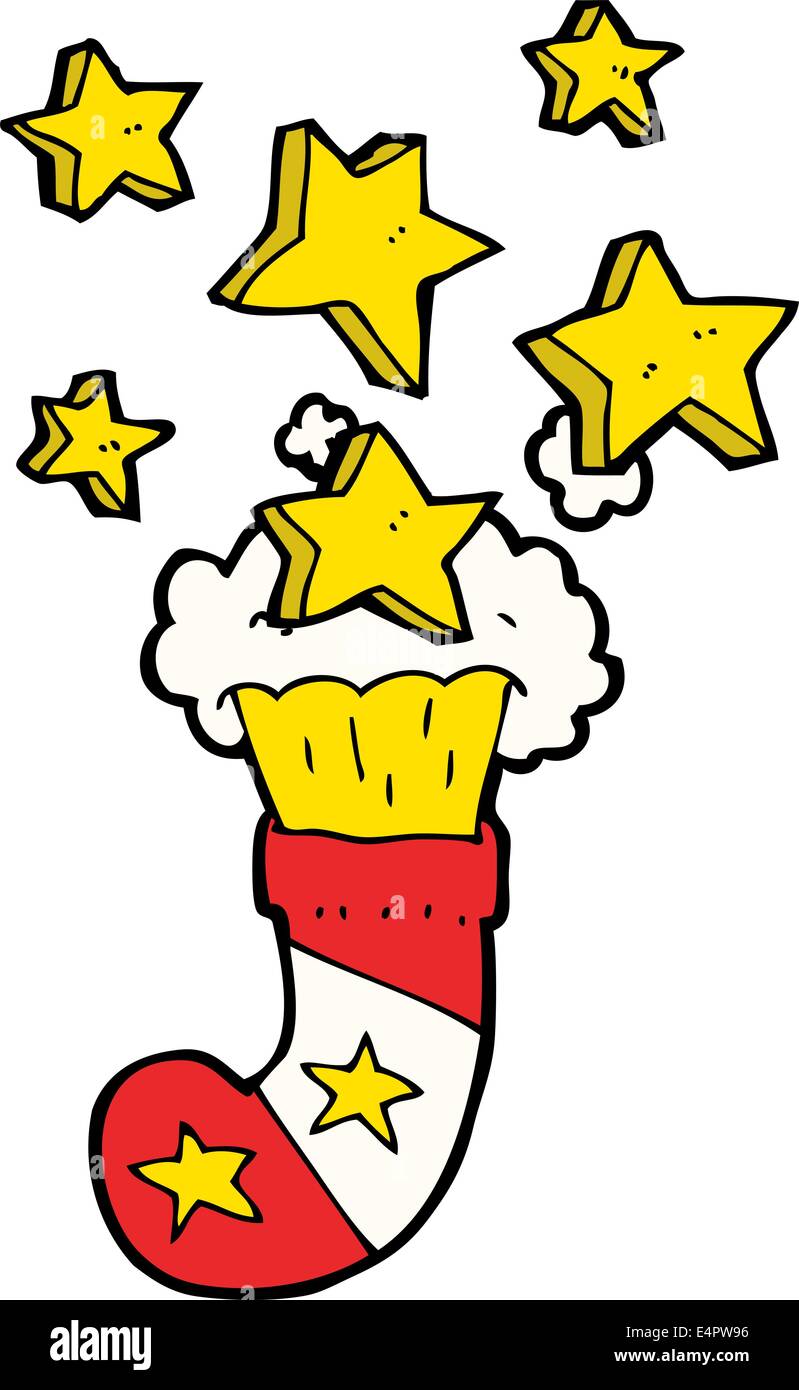 cartoon magic christmas stocking Stock Vector Image & Art - Alamy