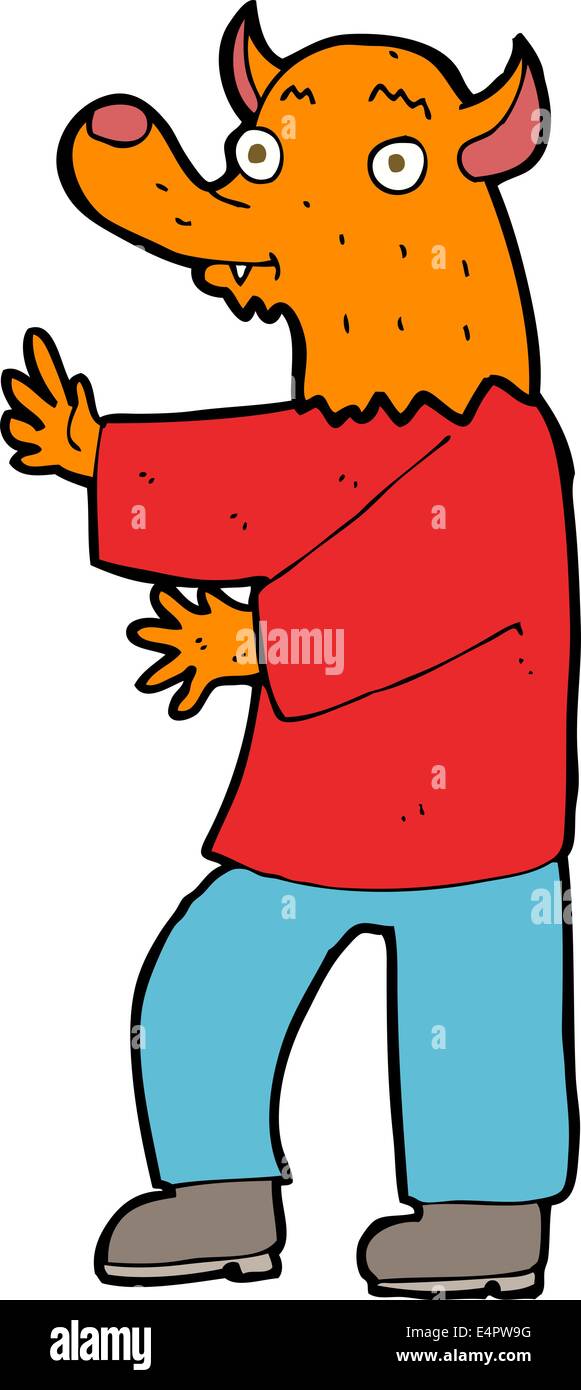 cartoon fox man Stock Vector Image & Art - Alamy