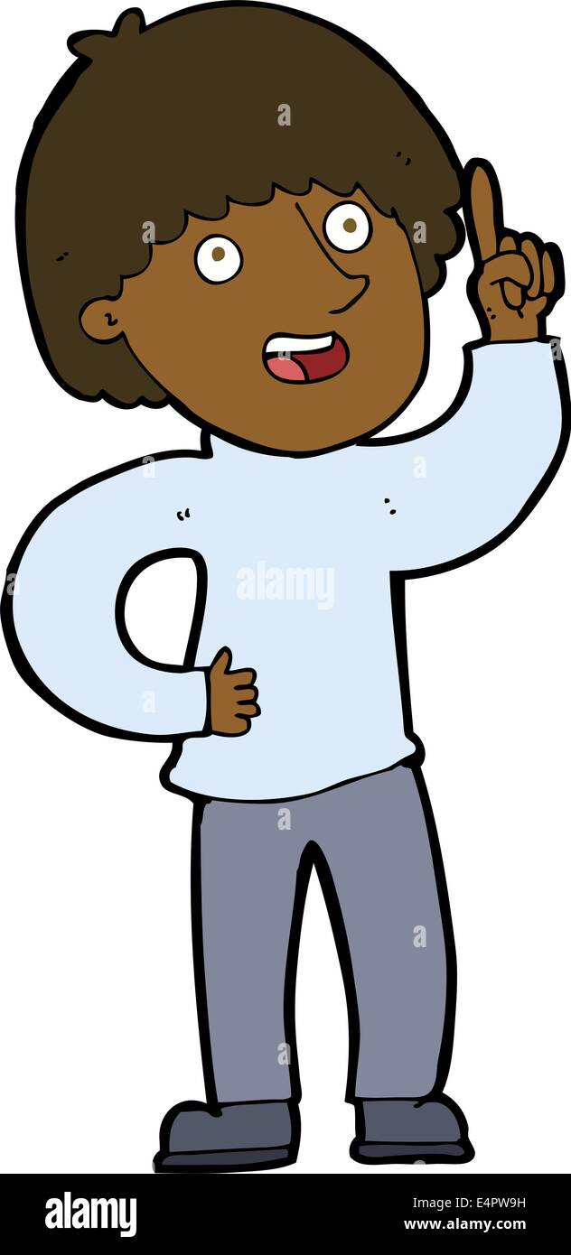 cartoon man with idea Stock Vector Image & Art - Alamy