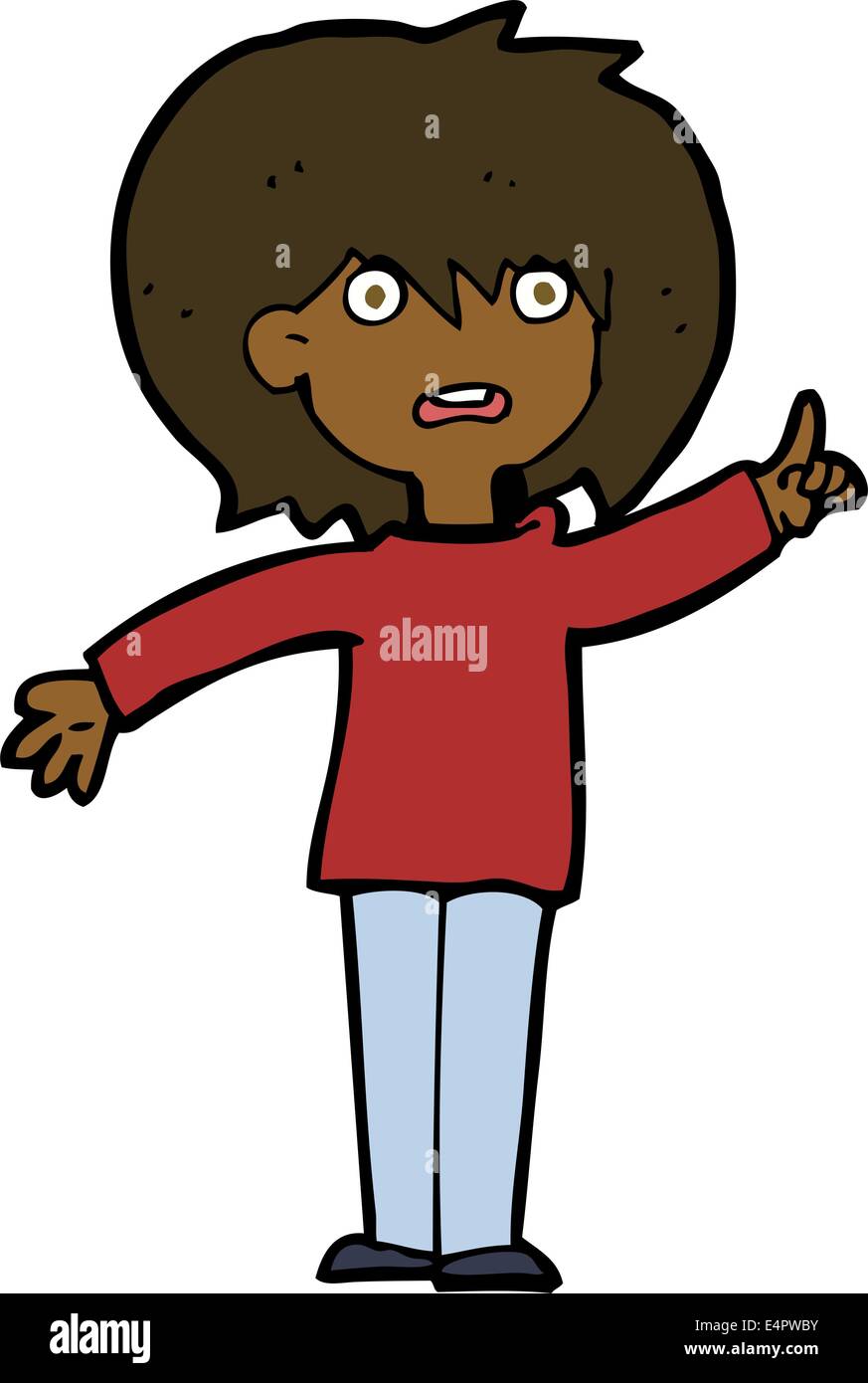 cartoon woman asking question Stock Vector Image & Art - Alamy