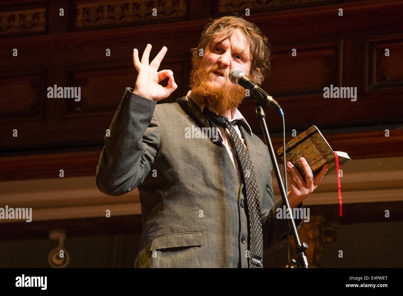 Comedian TIM KEY performing his show 'Freeze' at The Machynlleth Comedy ...