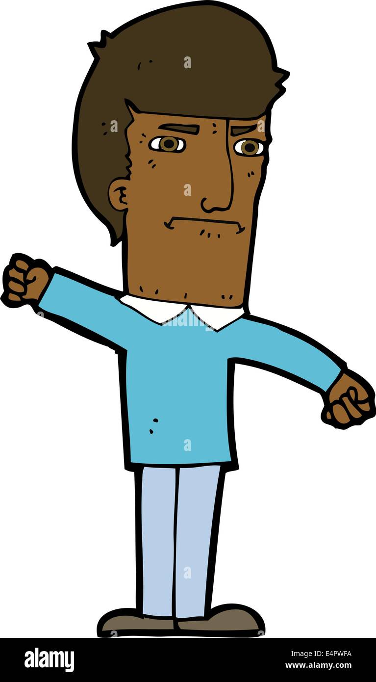 cartoon angry man Stock Vector Image & Art - Alamy