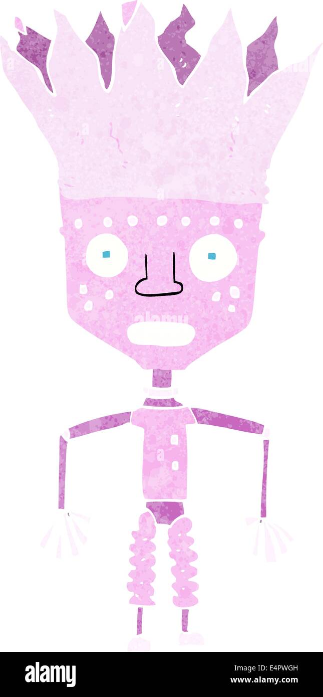 Cartoon robot crown hi-res stock photography and images - Alamy