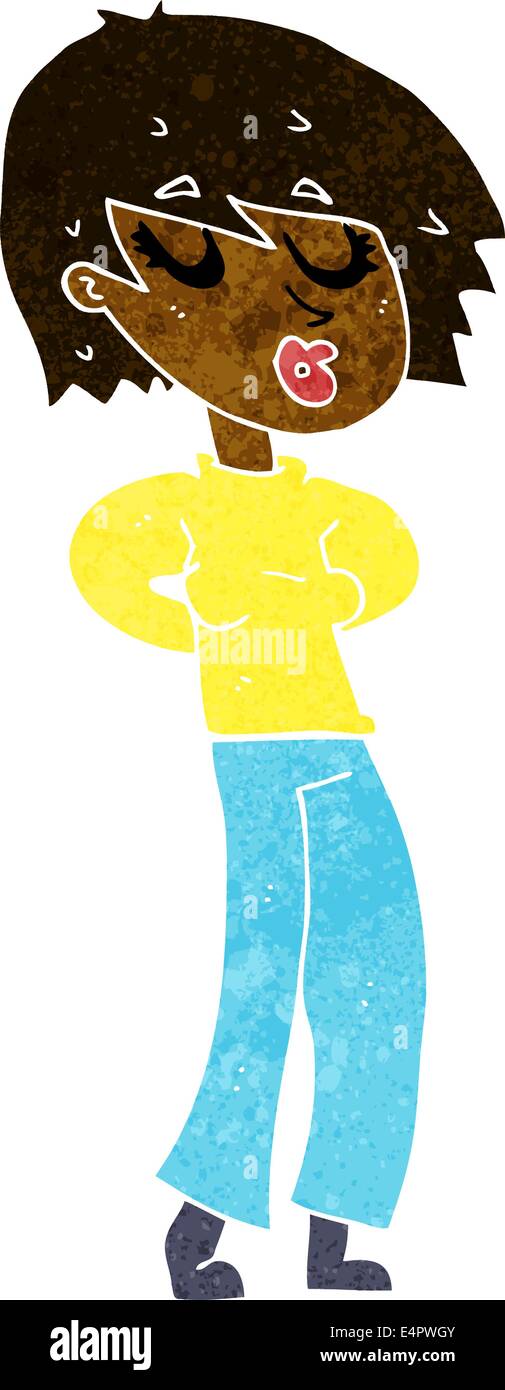 cartoon woman whistling Stock Vector Image & Art - Alamy