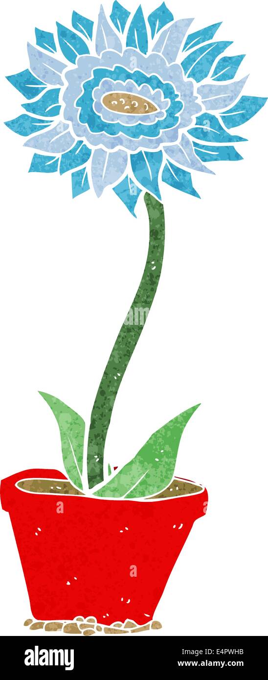 cartoon flower in pot Stock Vector Image & Art - Alamy