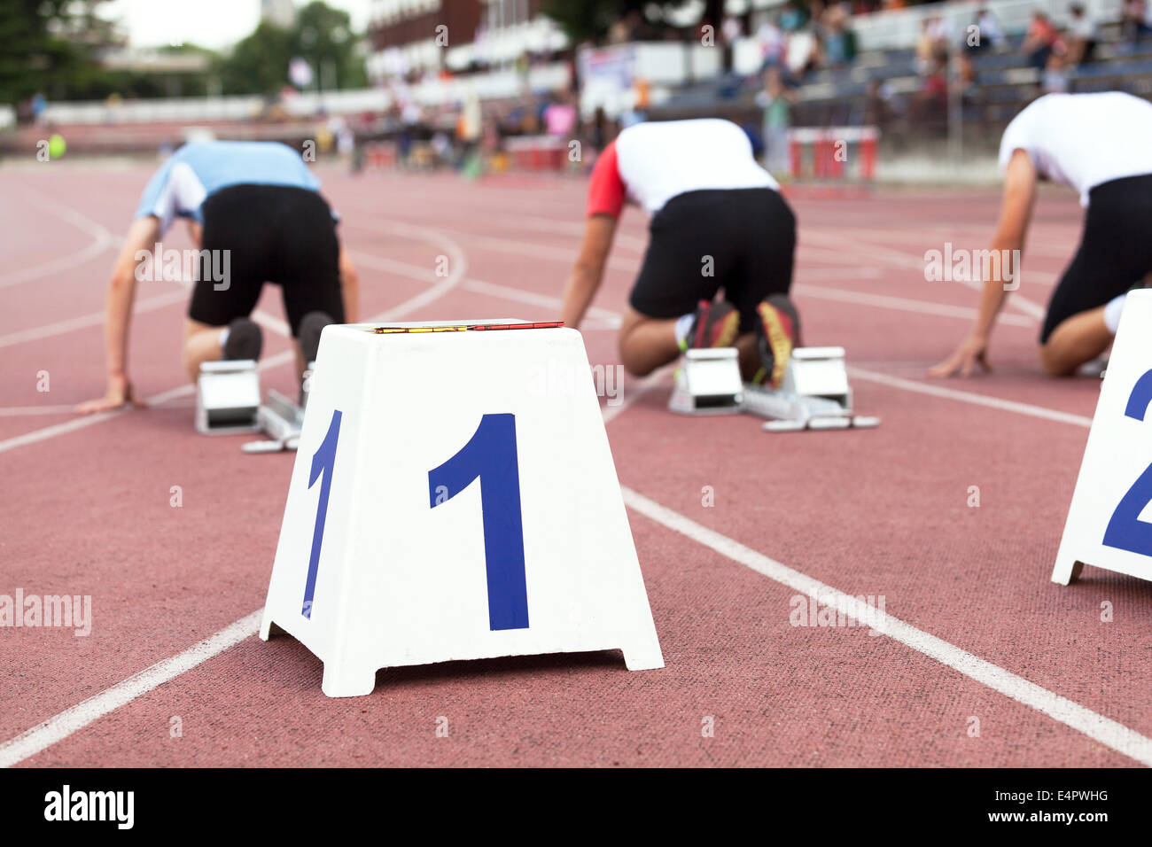 Sprint Start Running Track Stock Photos & Sprint Start Running Track ...