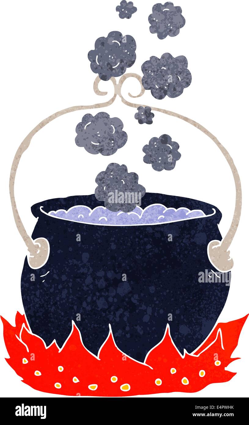 cartoon witch's cauldron Stock Vector Image & Art - Alamy