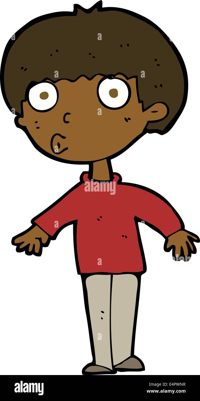 cartoon surprised boy Stock Vector Image & Art - Alamy