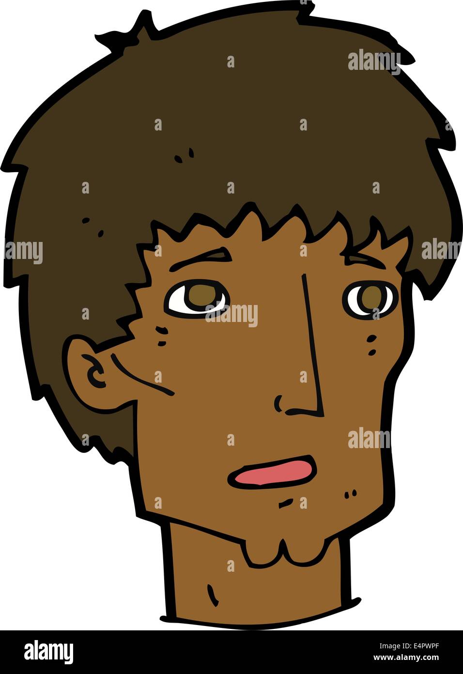 cartoon worried man Stock Vector Image & Art - Alamy
