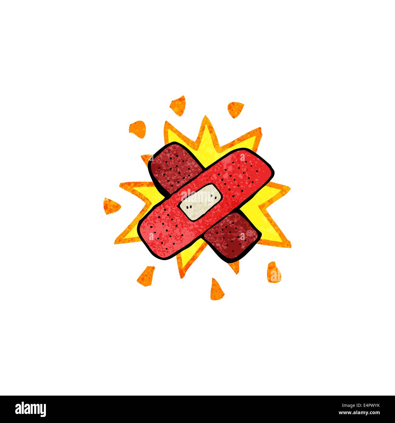 Crossed plaster Stock Vector Images - Alamy