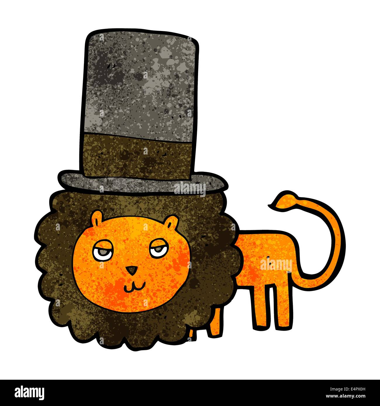 cartoon lion in top hat Stock Vector Image & Art - Alamy