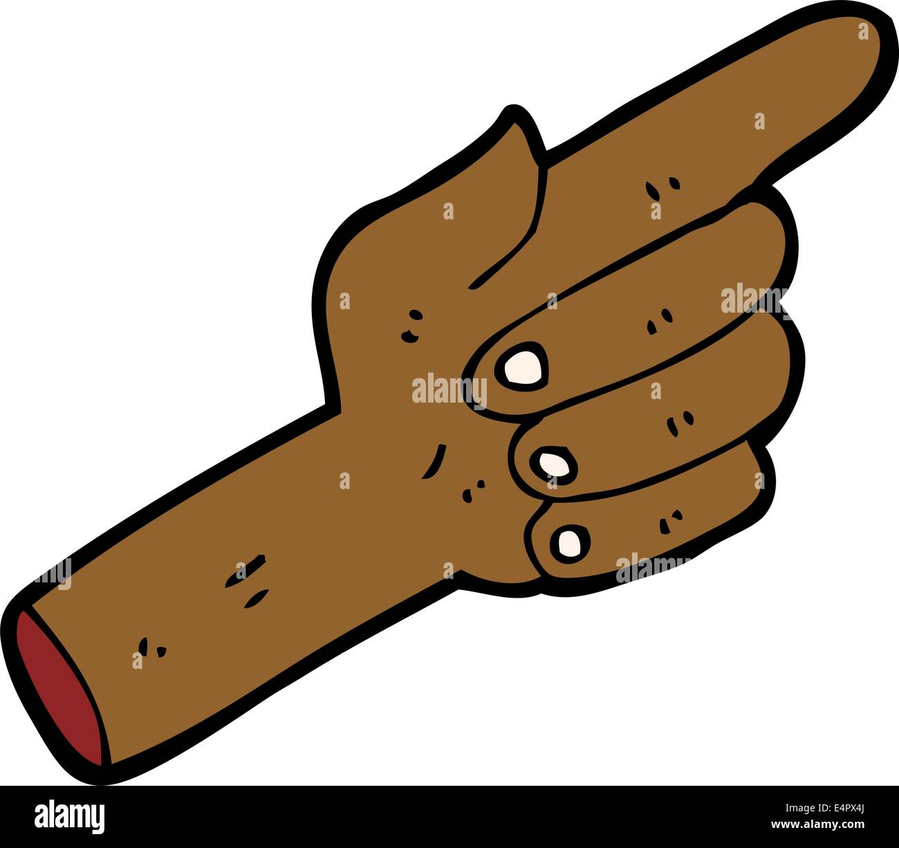 cartoon pointing hand Stock Vector Image & Art - Alamy