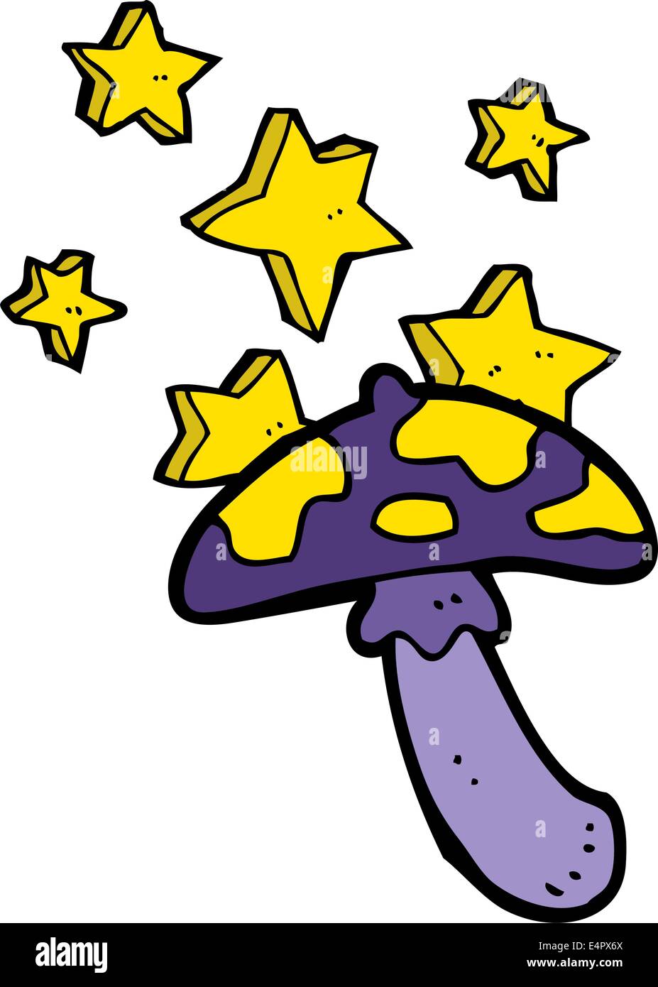cartoon magic toadstool Stock Vector Image & Art - Alamy