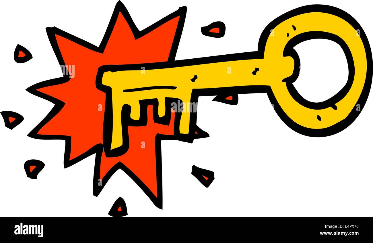 Cartoon old key Stock Vector Images - Alamy