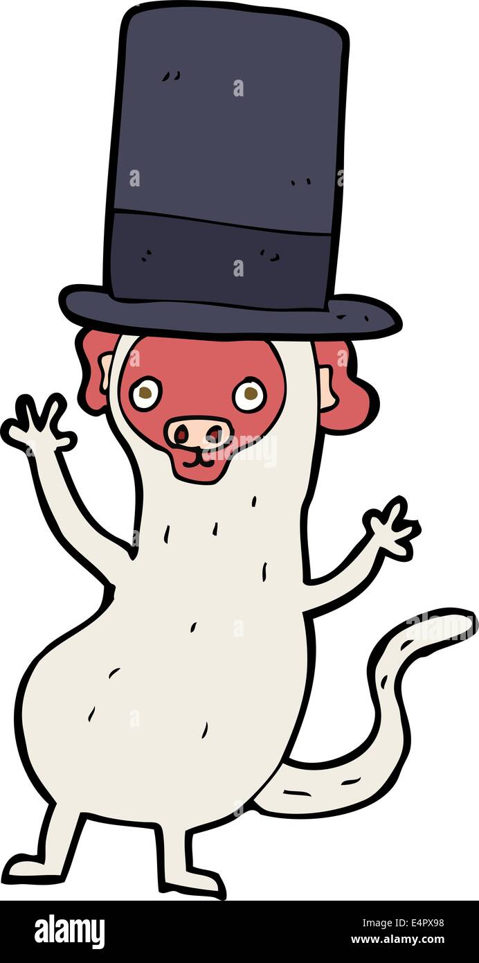 Top hat in hand Stock Vector Images - Alamy