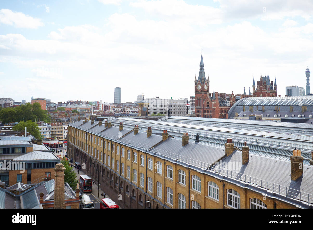 General view of King's Cross station Stock Photo - Alamy