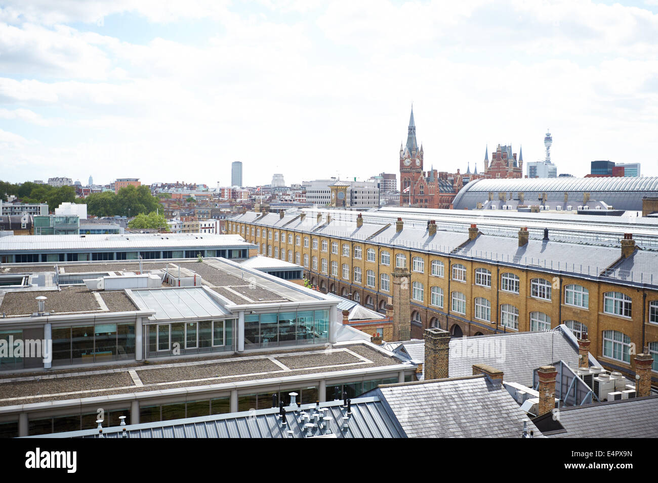 General view of King's Cross station Stock Photo - Alamy