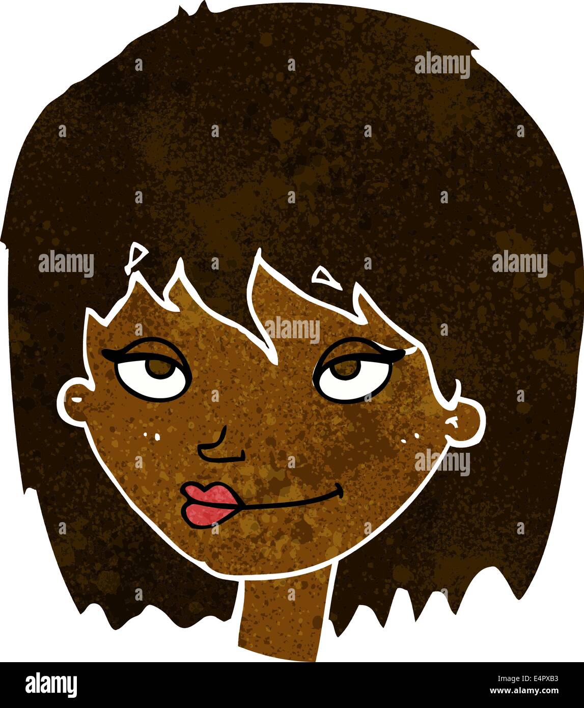 cartoon smiling woman Stock Vector Image & Art - Alamy