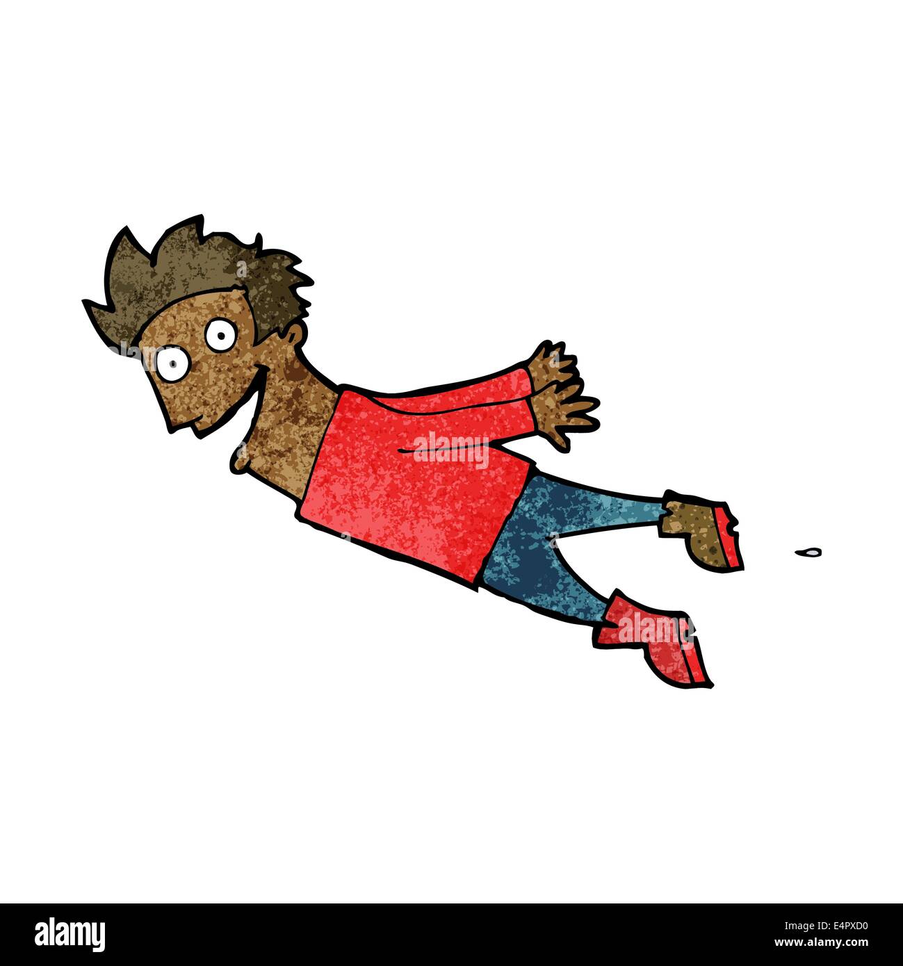 cartoon drenched man flying Stock Vector Image & Art - Alamy